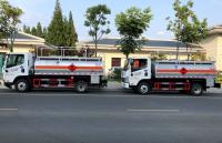 China FAW 6cbm Fuel Dispenser Tanker Truck 4x2 Petrol Oil Diesel Delivery Refueling 110HP for sale