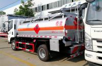 China FAW 6cbm Fuel Dispenser Tanker Truck 4x2 Petrol Oil Diesel Delivery Refueling 110HP for sale