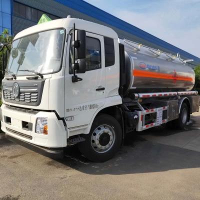 China Dongfeng 12000L 4x2 Diesel Fuel Tanker Truck 190HP Carbon Steel Oil Delivery for sale