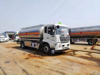China Dongfeng 12000L 4x2 Diesel Fuel Tanker Truck 190HP Carbon Steel Oil Delivery for sale