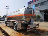 China Dongfeng 12000L 4x2 Diesel Fuel Tanker Truck 190HP Carbon Steel Oil Delivery for sale