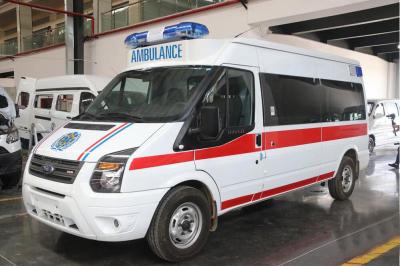 China JX493ZLQ5 Diesel Ambulance Truck 4944mm ICU Emergency Medical Vehicle 85kw for sale