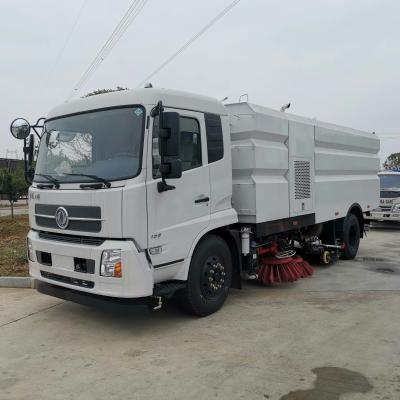 China Dongfeng 170HP Road Sweeping Truck 16cbm Street Cleaner with 9000L Water Tank for sale