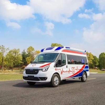 China IIVEC 4x2 Diesel Ambulance 5370mm ICU Rescue Vehicle with Negative Pressure System for sale