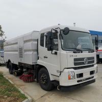 China Dongfeng 170HP Road Sweeping Truck 16cbm Street Cleaner with 9000L Water Tank for sale