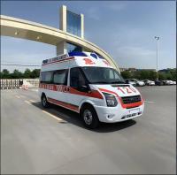 China JMC 4x2 Diesel Ambulance 2835mm Wheelbase 85kw Emergency Patient Transit Vehicle for sale