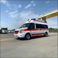 China JMC 4x2 Diesel Ambulance 2835mm Wheelbase 85kw Emergency Patient Transit Vehicle for sale