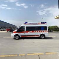 China JMC 4x2 Diesel Ambulance 2835mm Wheelbase 85kw Emergency Patient Transit Vehicle for sale