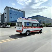 China JMC 4x2 Diesel Ambulance 2835mm Wheelbase 85kw Emergency Patient Transit Vehicle for sale