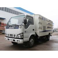 China ISUZU 6cbm Road Sweeper Truck Coalmine Street Cleaning Truck Without Brushes 3000mm Working Width for sale