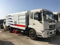 China Dongfeng 8 Ton 11.5cbm Sanitation Road Sweeping Vehicle Street Cleaning Vacuum Truck 180HP for sale
