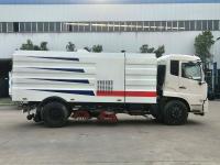 China Dongfeng 8 Ton 11.5cbm Sanitation Road Sweeping Vehicle Street Cleaning Vacuum Truck 180HP for sale