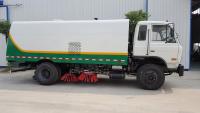 China Dongfeng 12cbm Vacuum Street Sweeper Truck 132KW Diesel Road Cleaning Machine for sale