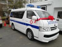 China 6 Passenger Negative Pressure Ambulance 4x2 Diesel Engine 5350mm Medical Emergency Vehicle for sale