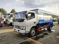 China Dongfeng 4 Ton 4000 Liter Water Tank Truck Sprinkler Vehicle Drinking Water Delivery Bowser for sale