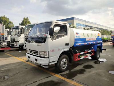 China Dongfeng 4 Ton 4000 Liter Water Tank Truck Sprinkler Vehicle Drinking Water Delivery Bowser for sale