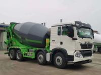 China HOWO 8x4 12cbm Concrete Mixer Truck 340HP Euro 3 Mobile Construction Vehicle for sale