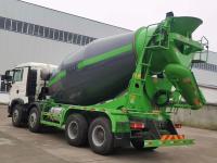 China HOWO 8x4 12cbm Concrete Mixer Truck 340HP Euro 3 Mobile Construction Vehicle for sale