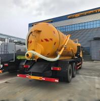 China Dongfeng 6x4 18cbm Vacuum Sewage Suction Tanker Truck 260hp Water Ring Pump for sale