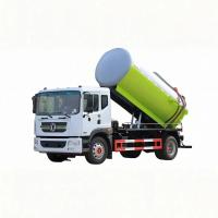 China Dongfeng 4x2 8000L Vacuum Sewage Truck 6ton 8ton Sewage Suction Tanker Euro5 Yuchai Engine for sale