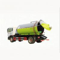 China Dongfeng 4x2 8000L Vacuum Sewage Truck 6ton 8ton Sewage Suction Tanker Euro5 Yuchai Engine for sale