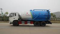 China Dongfeng 18cbm Sewage Vacuum Truck 6x4 260hp Sewer Cleaning Tanker for Industrial Waste for sale