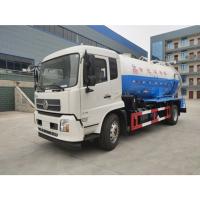 China Dongfeng 6x4 8000L Vacuum Sewer Cleaning Truck High Pressure Suction Tanker for sale