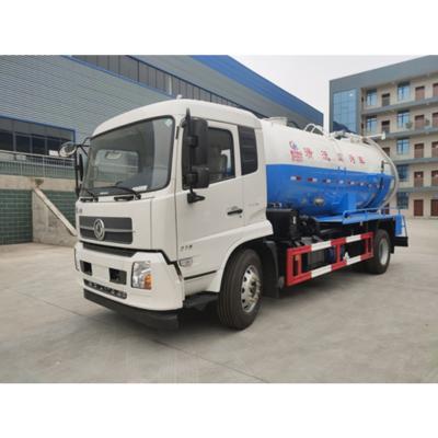 China Dongfeng 6x4 8000L Vacuum Sewer Cleaning Truck High Pressure Suction Tanker for sale
