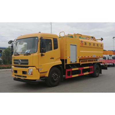 China Dongfeng 4x2 High Pressure Jetting Sewage Cleaning Truck 12000L Vacuum Suction Tanker for sale