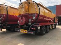 China Shacman 8x4 Vacuum Sewage Truck 25 Ton 290HP Waste Water Suction Tanker for sale