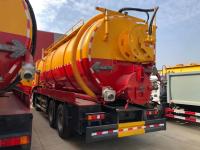 China Shacman 8x4 Vacuum Sewage Truck 25 Ton 290HP Waste Water Suction Tanker for sale