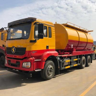 China Shacman 16m3 18m3 Vacuum Tank 16000 Litres 18000 Litres Sewage Suction Truck for sale