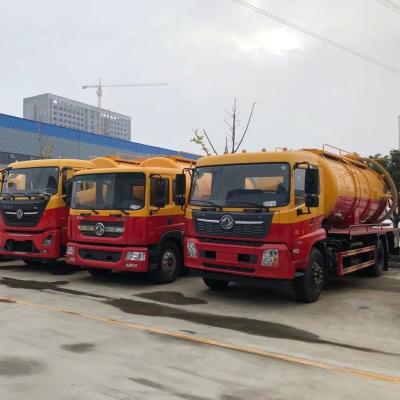 China Dongfeng Vacuum Sewage Suction Truck 50000 Liters Septic Tank Sewer Cleaning for sale