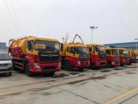 China Dongfeng Vacuum Sewage Suction Truck 50000 Liters Septic Tank Sewer Cleaning for sale