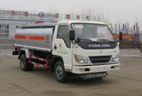 China 8000L 4x2 Fuel Tank Truck with Dispenser FORLAND Chassis 130HP Diesel Tanker for sale