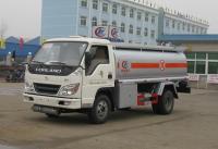 China 8000L 4x2 Fuel Tank Truck with Dispenser FORLAND Chassis 130HP Diesel Tanker for sale