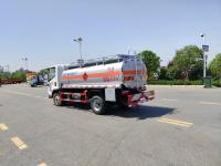 China FAW 4x2 5cbm Fuel Tanker Truck Diesel Petrol Delivery with Dispenser 110HP for sale