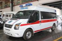 China Ford Transit 1195 Emergency ICU Ambulance Vehicle 4944mm Diesel 85kw for sale