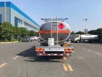 China FAW 6 Wheeler 14000 Liters Aluminium Alloy Fuel Bowser Truck 14.1m3 Tanker for sale