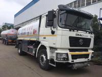 China Shacman F2000 15000L Fuel Refueling Truck Gasoline Bowser Mobile Lubrication Dispenser Tanker for sale