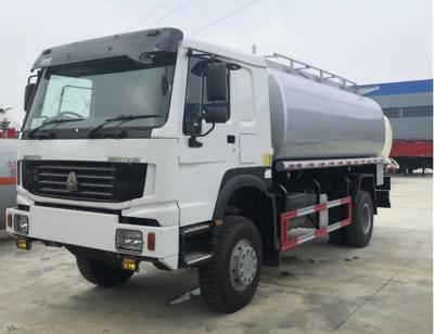 China Sinotruk HOWO 4x4 Off Road Oil Tank Truck 15000L All Wheel Drive Mobile Liquid Tank Station for sale