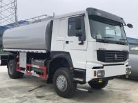 China Sinotruk HOWO 4x4 Off Road Oil Tank Truck 15000L All Wheel Drive Mobile Liquid Tank Station for sale