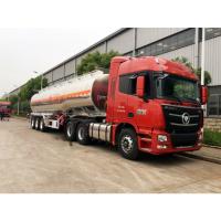 China 3 Axle 42000L Aluminum Alloy Fuel Tank Semi Trailer for Diesel Petrol Kerosene Transport for sale