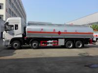 China Dongfeng 8x4 30000L Oil Fuel Tank Truck Euro 5 315hp Diesel Tanker for sale