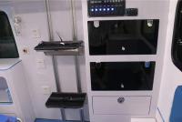 China Negative Pressure ICU Ambulance 5580x2000x2540mm Diesel Euro V 5 Speed Manual for sale