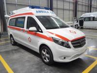 China RHD Mobile Ambulance Car 155KW ICU Rescue Ambulance Mercedes-Benz Chassis for sale