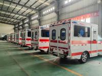 China Isuzu JMC Pickup Van Ambulance with Negative Pressure System 800m3/h Exhaust 99.995% Filtration for sale