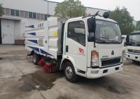 China Sinotruk HOWO 4x2 Road Sweeper Truck 4CBM Dust Tank 1.5CBM Water Tank Street Cleaner for sale