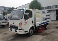 China Sinotruk HOWO 4x2 Road Sweeper Truck 4CBM Dust Tank 1.5CBM Water Tank Street Cleaner for sale