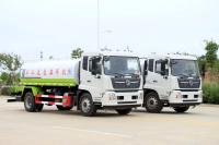 China Dongfeng 12000L Water Sprinkler Truck with Fire Monitor 12 Ton Drinking Water Tanker for sale